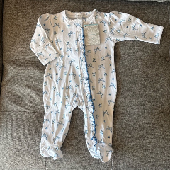 Kissy Kissy | One Pieces | Kissy Kissy Baby Girls Bow Print Ruffletrim ...